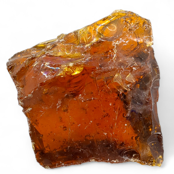 Unbranded | Other | Amber Transclucent Slag Art Glass Cullet 4xl6 ...